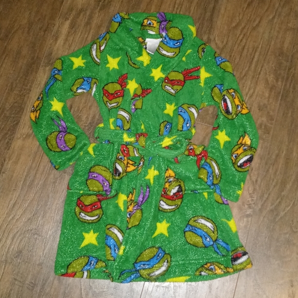 Nickelodeon | Pajamas | Nickelodeon Boys Ninja Turtle Robe Size 3t ...